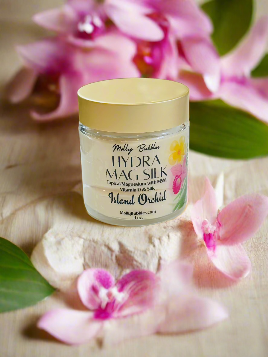 Hydra Mag Silk (Topical Magnesium with MSM | Vitamin D | Silk) – Molly ...
