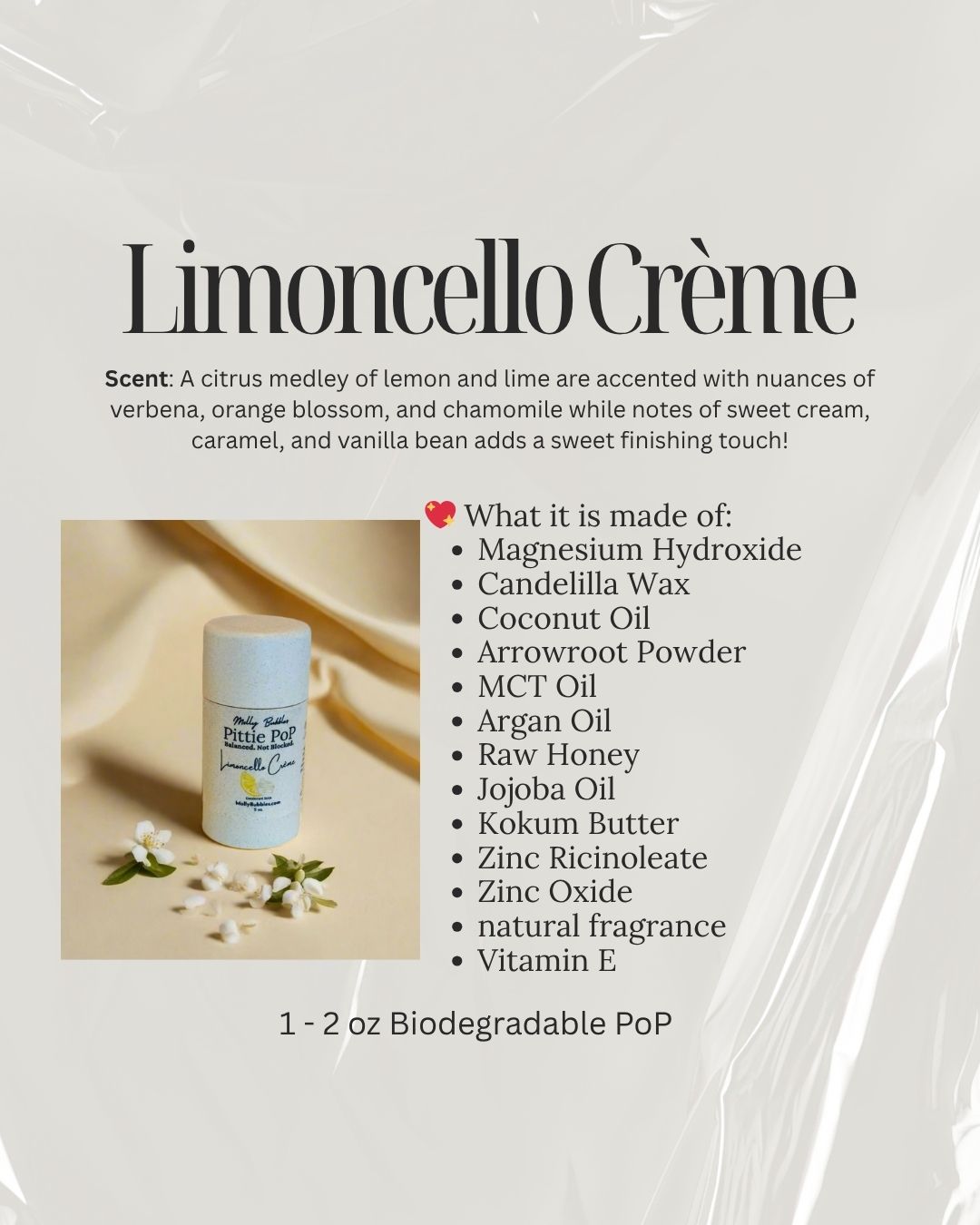 Pittie PoP Deo – Molly Bubbles Soap Company